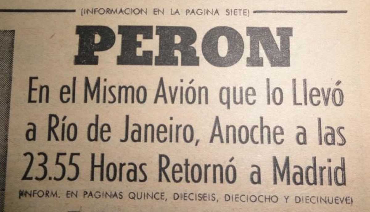 El fracasado retorno de Perón